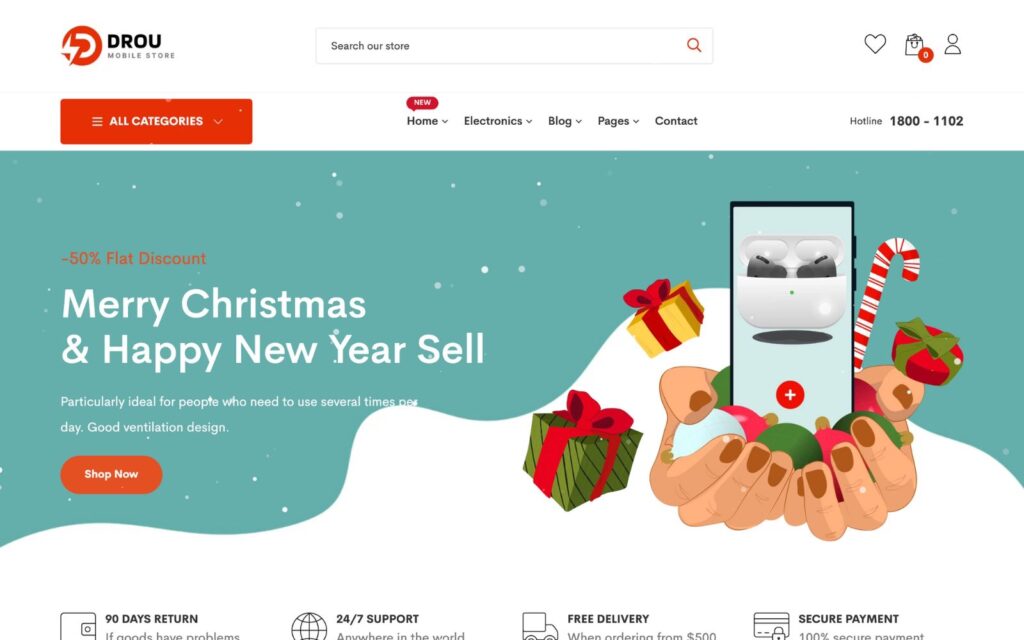 Top 11 Shopify Christmas Themes For A Festive Holiday Store